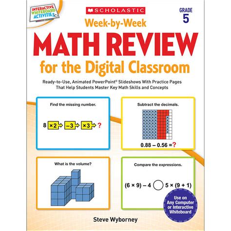 Scholastic Teaching Resources Week By Week Grade 5 Math Review For The