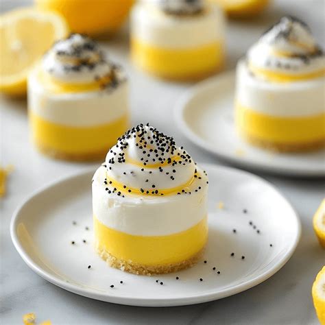 Mini Lemon Cheesecakes