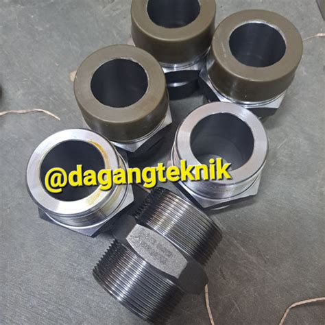 Jual Double Nipple Hex Nipple Double Nepple 2 Inch 6000 Besi Npt Jakarta Pusat