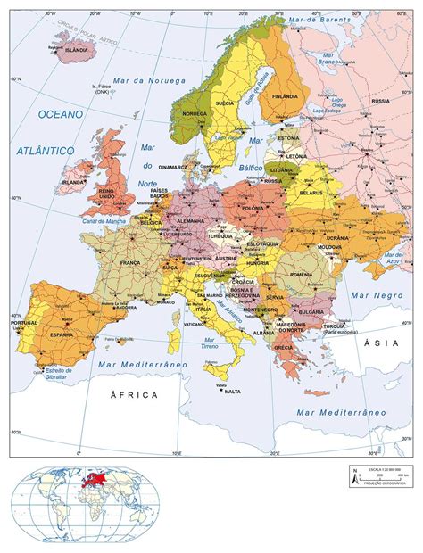 Mapa Fisico Da Europa 2024