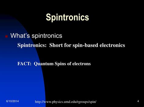 Ppt Spintronics And Its Application Powerpoint Presentation Free