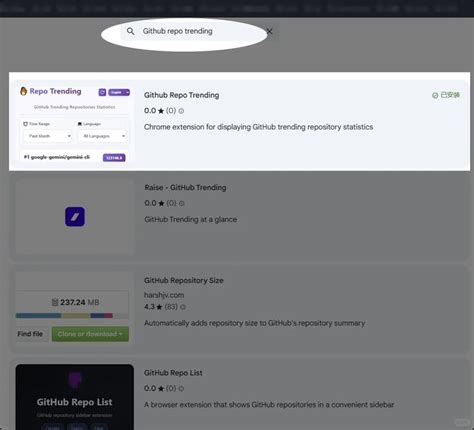 Github 的 Trending 页面藏得太深了吧，所以我写了一个插件，解决了这个问题 知乎