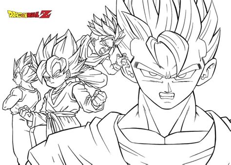Dibujos Para Colorear De Dragon Ball Z 🐉 Pepe Lt