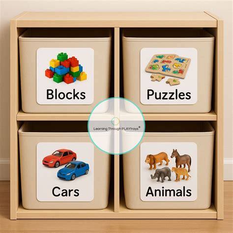 Preschool Classroom Must Have Diy Toy Labelling Learning Through