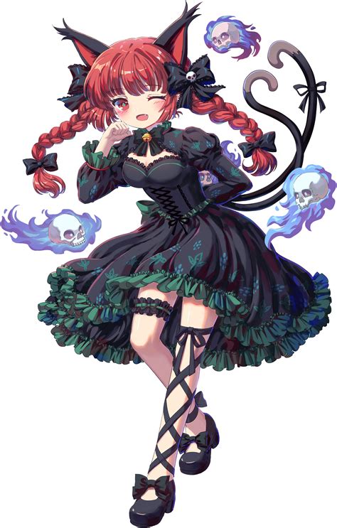 Kaenbyou Rin Touhou And 1 More Drawn By Kumio Danbooru