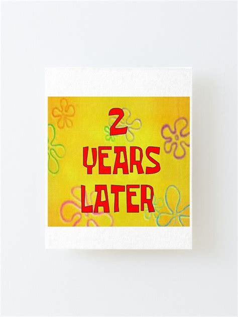 Spongebob Years Later Mounted Print For Sale By Slimo30 ⭐⭐⭐⭐⭐ Spongebob Canvas Prints Canvas