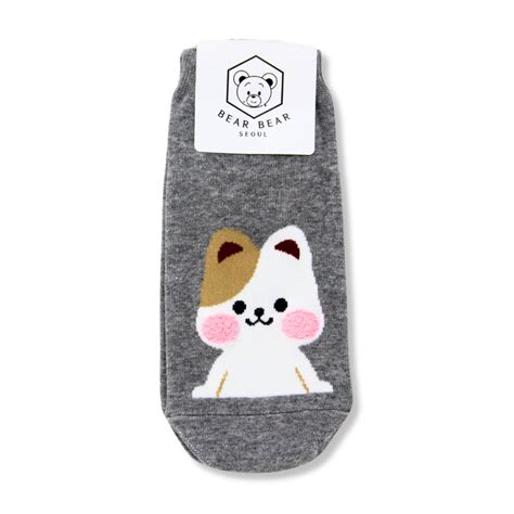 Cute Character Print Korean Ankle Socks Cosmetic World