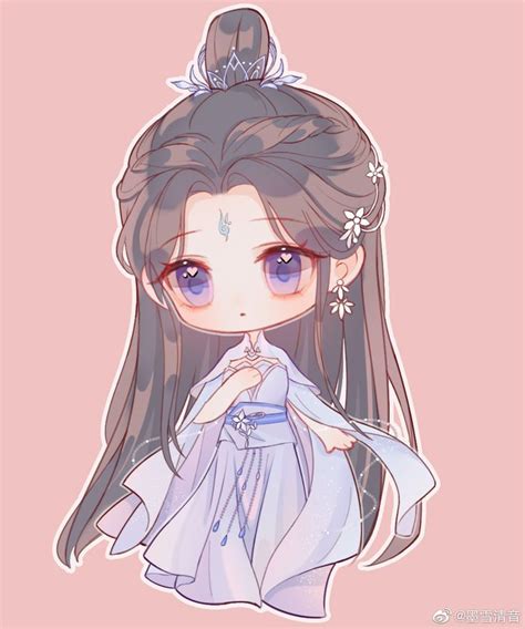 Fanart Lục Tuyết Kỳ Tru Tiên Truyện Chibi Anime Đang Yêu