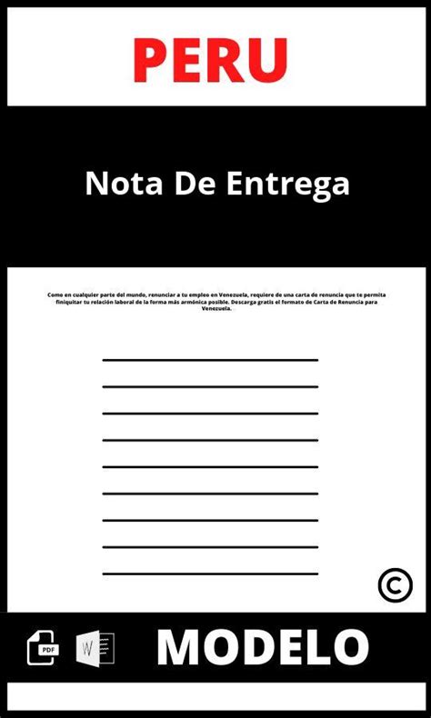 Modelo De Nota De Pedido 2023
