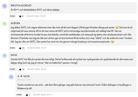 Sandra Beijer Och Sex And The City Bloggbevakning