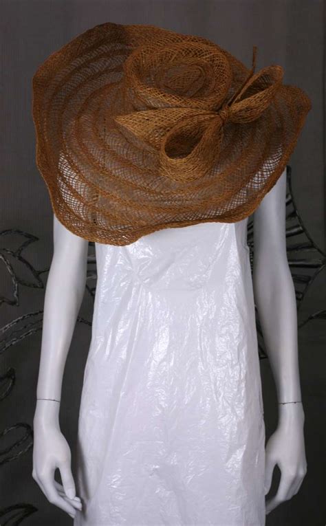 Massive Editorial Straw Sun Hat For Sale At 1stdibs Massive Sun Hat