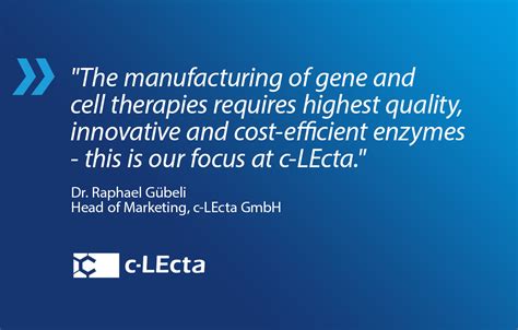 Accelerate The Manufacturing Of Gene And Cell Therapies With Gmp Enzymes From C Lecta