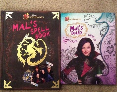 Descendants ~ Mals Spell Book And Mals Diary By Disney Book Group