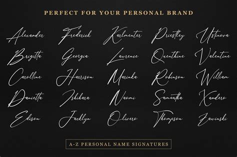 Anthoni Signature Signature Fonts Personal Branding Signature