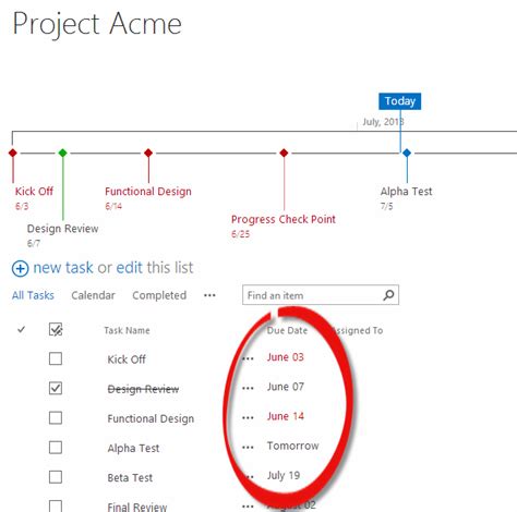 Highlighting Your Late Events In Your Sharepoint Timeline David Lozzi