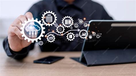 Premium Photo Cloud Computing Diagram Cloud Technology Data Storage Networking And Internet