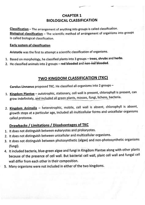 Solution Biological Classification Two Kingdom Five Kingdom Kingdom Monera Kingdom Protista