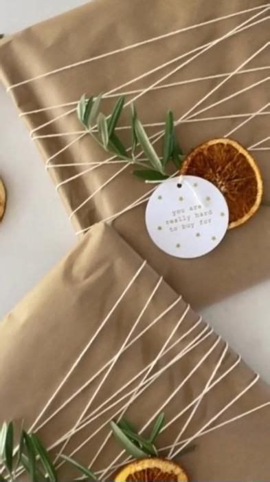 Handmade T Wrapping The Combination Of Dried Oranges Makes It
