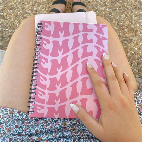 Preppy Notebook Etsy