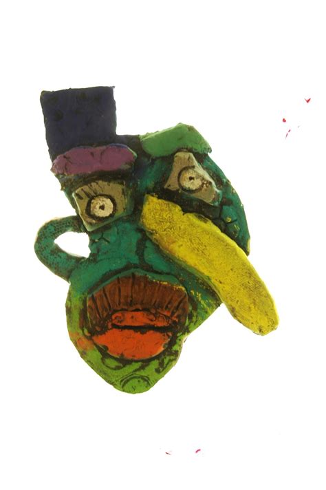 Make Stuff 4th Grade Picasso Inspired Clay Faces