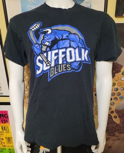 Vtg Suffolk County Police Department Blues Hockey Team T Shirt Scpd Ny