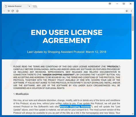 Amazon Shopping Assistant Adware Easy Removal Steps Updated
