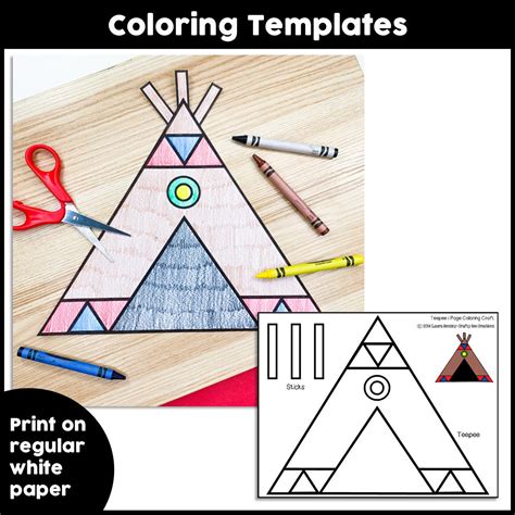 Teepee Craft Activity Thanksgiving Craft Thanksgiving Activities