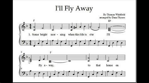 Printable I Ll Fly Away Hymn Free Sheet Music Free Printable Hq