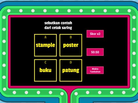 Jenis Grafis 1 Gameshow Quiz