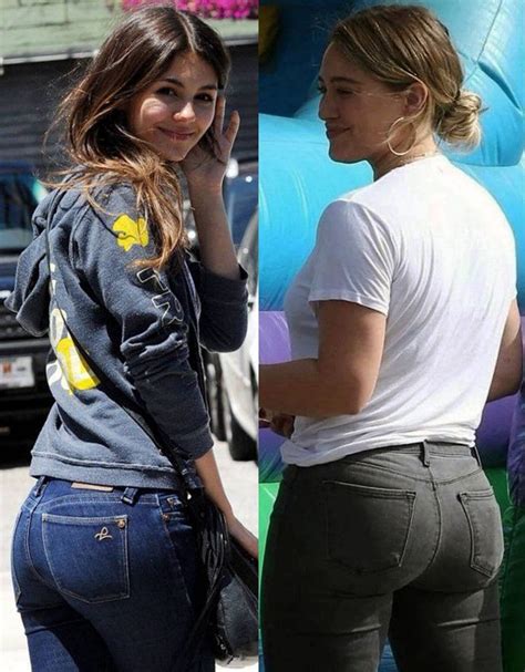 Ass In Jeans Victoria Justice Vs Hilary Duff R Celebbattles