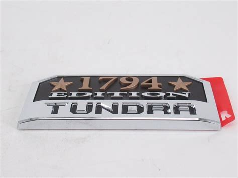 Super New Genuine Toyota Tundra 1794 Edition Badge Oem Western