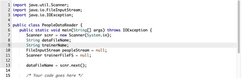 Solved Variables PeopleStream And TrainerFileFS Are Chegg Com