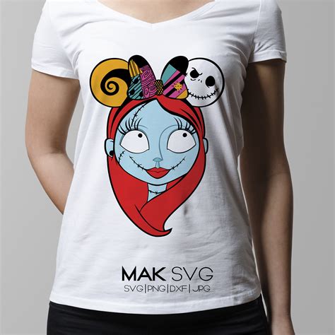 Sally Head Svg Sally Cut File The Nightmare Before Christmas Svg The