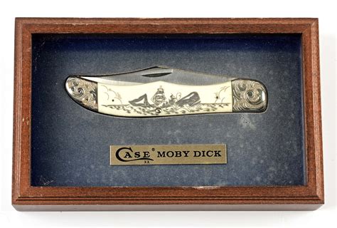 Lot Detail Case Moby Dick Comemmorative Folding Knife With Ivory
