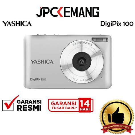 Promo Jpc Kemang Yashica Digipix 100 Compact Digital Pocket Camera Yashica Digi Pix 100 Garansi