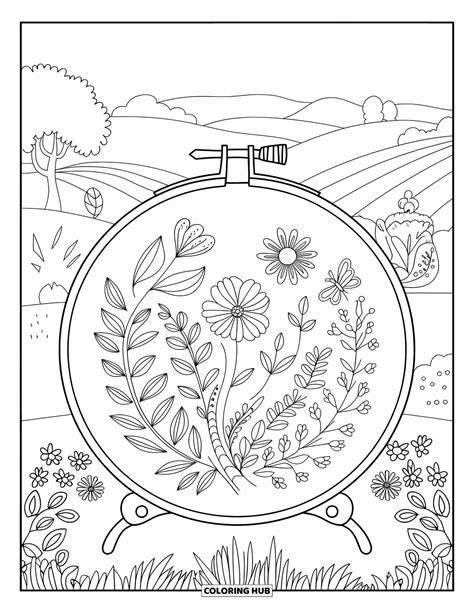 Adult Coloring Pages Cottagecore