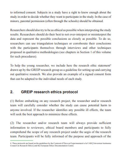 Research Ethics 10 Examples Format Pdf Examples