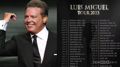 Luis Miguel Anuncia Venta De Boletos Para Su Tour 2023 ¡pero No