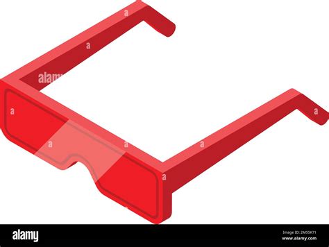 Dentist Protect Glasses Icon Isometric Vector Dental Tooth Care Teeth