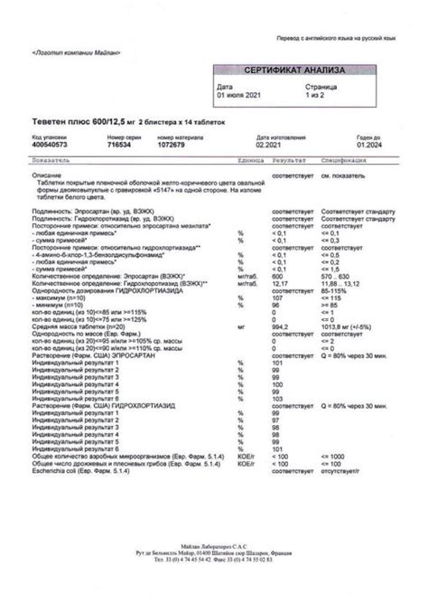 Teveten Plus 125mg600mg 28 Pcs Buy Online