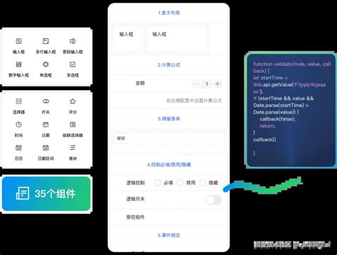 Formcreate支持可视化设计的低代码表单组件formcreate是一个基于vuejs的表单设计器，它允许用户通 掘金
