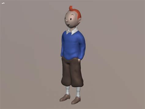 Tintin By Iceman Download Free Stl Model