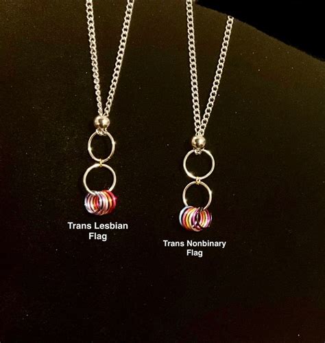 Lgbtq Pride O Ring Necklacesteel Lgbtq Freedom Ring Unisex Necklacechoose Or Request Pride