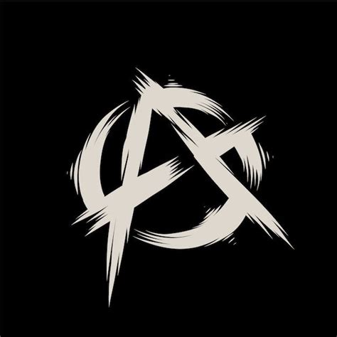 Free Vector Hand Drawn Flat Design Anarchy Symbol Anarchy Shirt