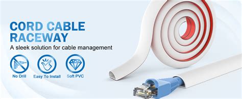 Reflying Mini Cable Trunking Half Round Cable Cover Single Cable Tidy