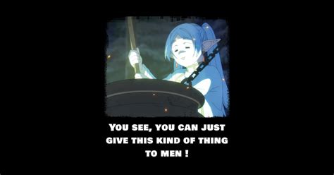 Frieren Cauldron Meme Frieren Sticker Teepublic