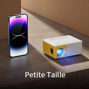 Yoton Mini Projecteur Videoprojecteur 1080p Full Hd Supportée Y3