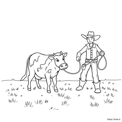 Lasso Coloring Page