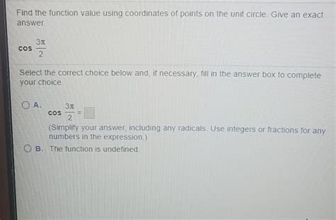 Solved Find The Function Value Using Coordinates Of Points Chegg