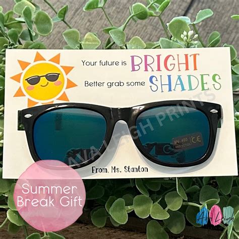 End Of School Year Student Sunglasses T Classroom Party Favor For